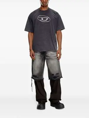 DIESEL® Logo-print Cotton T-shirt