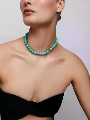 Mateo Turquoise Choker Necklace