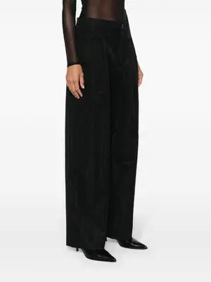 Wardrobe.NYC Wide-leg Tailored Trousers - Black