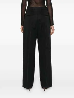 Wardrobe.NYC Wide-leg Tailored Trousers - Black