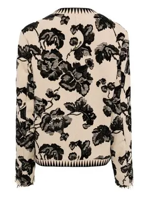 Undercover Floral-jacquard Jacket