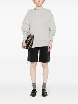 Stella McCartney Chain-link Mélange Sweatshirt - Grey