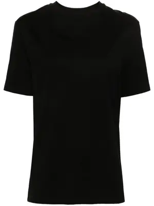 JIL SANDER Logo-print Cotton T-shirt - Black