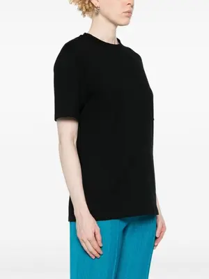 JIL SANDER Logo-print Cotton T-shirt - Black