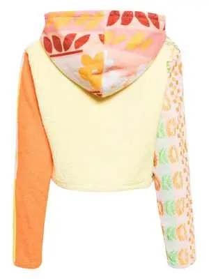 CAVIA Colour-block Terry-cloth Hoodie