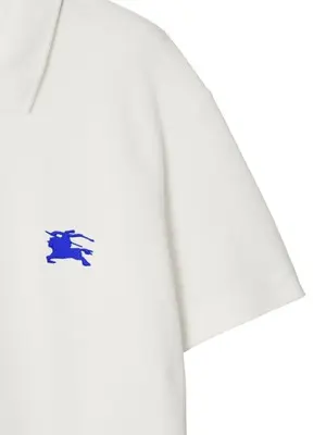 Burberry Piqué Polo Shirt - White