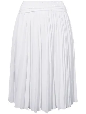 Proenza Schouler Margo Pleated Skirt - White