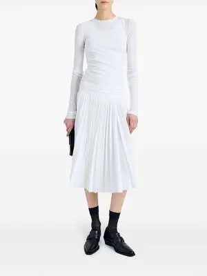 Proenza Schouler Margo Pleated Skirt - White