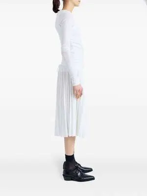 Proenza Schouler Margo Pleated Skirt - White