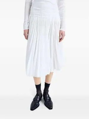 Proenza Schouler Margo Pleated Skirt - White