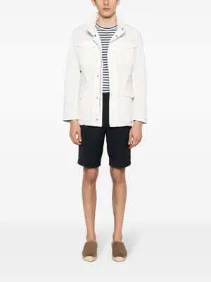 PT TORINO Virgin Wool Bermuda Shorts - Blue