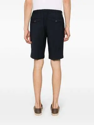 PT TORINO Virgin Wool Bermuda Shorts - Blue
