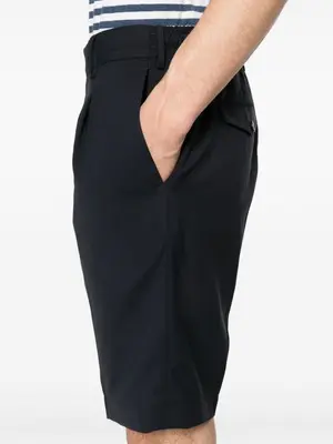 PT TORINO Virgin Wool Bermuda Shorts - Blue