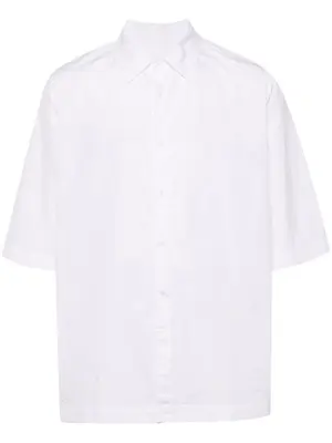 CASEY CASEY Short-sleeve Cotton Shirt