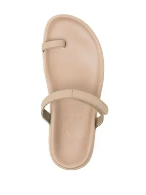 ANCIENT GREEK SANDALS Leather Ring Flip Flops