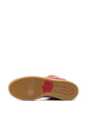 Nike Sb Dunk Low Pro University /gum Sneakers - Red