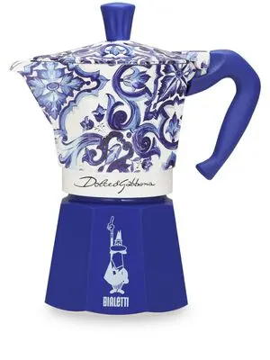 Dolce & Gabbana X Bialetti Large Moka Express Coffee Maker - Blue