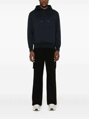 C.P. COMPANY Logo Embroidered Cotton Hoodie