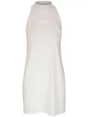 PETER COHEN Linen-blend Halterneck Minidress