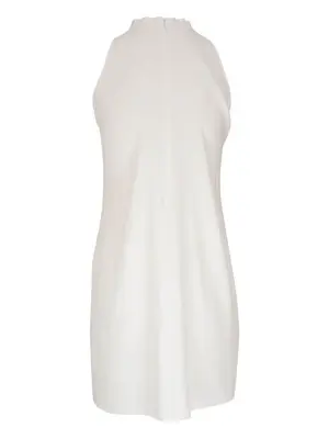 PETER COHEN Linen-blend Halterneck Minidress