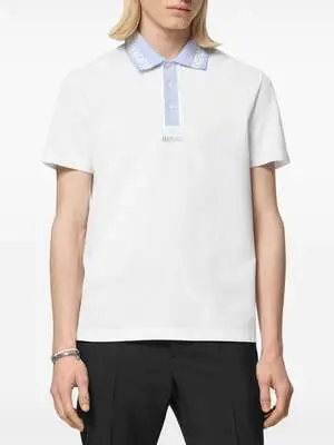 Versace Greca-collar Polo Shirt