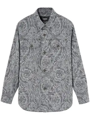 Versace Printed Overshirts For Men