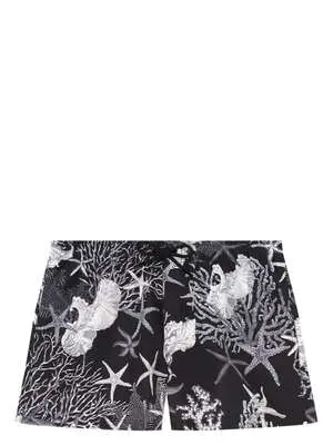 Versace Barocco Sea Swim Shorts - Black