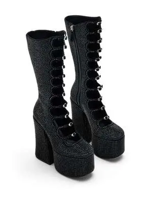 Marc Jacobs Kiki 160mm Rhinestone-embellished Boots