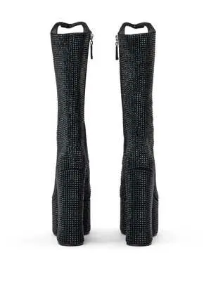 Marc Jacobs Kiki 160mm Rhinestone-embellished Boots