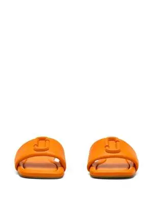 Marc Jacobs Logo-plaque Mules - Orange