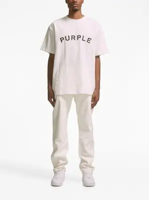 PURPLE BRAND Straight-leg Leather Trousers