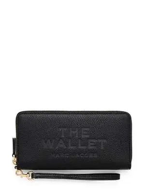 Marc Jacobs Continental Leather Wallet - Black