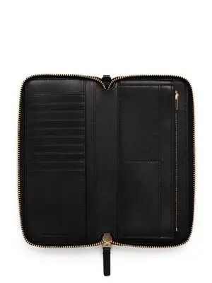 Marc Jacobs Continental Leather Wallet - Black