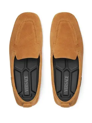 Versace Villa Suede Loafers