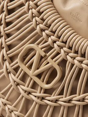 Valentino Garavani Allknots Woven Leather Tote
