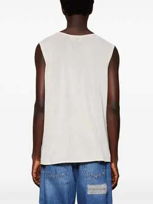 LANVIN Round-neck Open-knit Tank Top