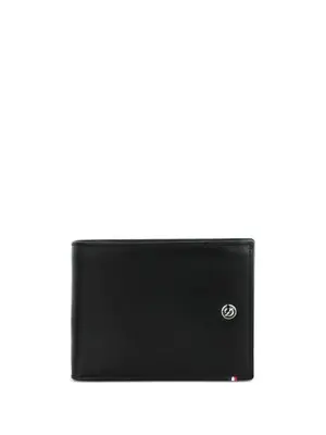 S.t. Dupont Bi-folded Leather Cardholders - Black