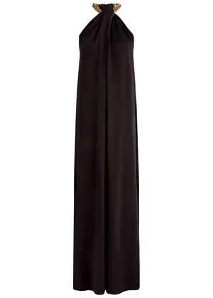 Stella McCartney Chain-embellished Satin Gown