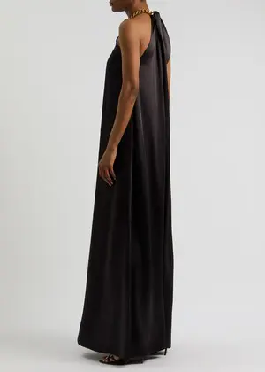 Stella McCartney Chain-embellished Satin Gown
