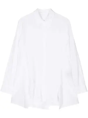 Yohji Yamamoto Pointed Collar Shirts For Women