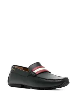 Bally Pilot Leather Loafers - Black