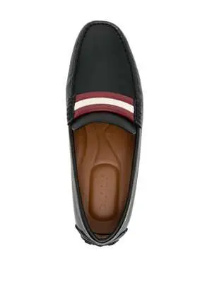 Bally Pilot Leather Loafers - Black