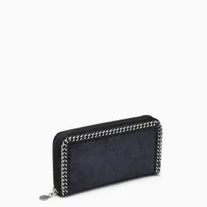 Stella McCartney Falabella Ink Zip Around Wallet - Blue