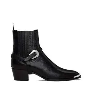 Celine Western Chelsea Boots With Harness