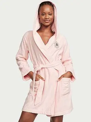 Victoria's Secret Terry Hooded Short Robe