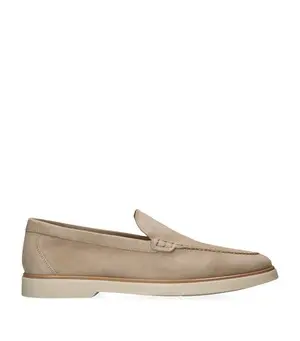 Magnanni Suede Altea Loafers - Beige