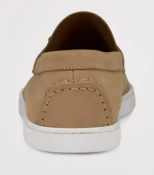 CHRISTIAN LOUBOUTIN Chambeliboat Leather Loafers - Red