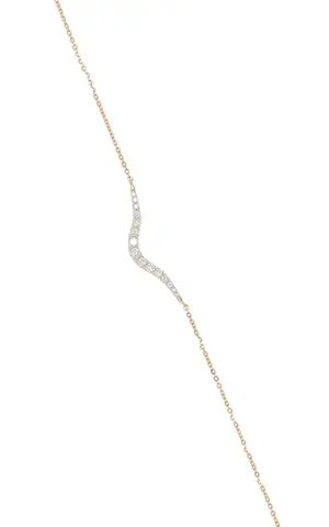 MARIE MAS Petit Radiant 18k Rose Gold Diamond Bracelet
