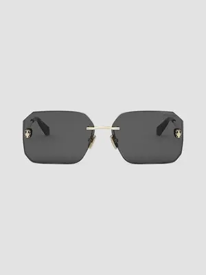 BVLGARI Serpenti 62mm Rectangular Sunglasses