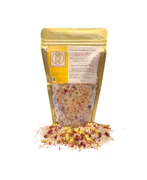 OMM COLLECTION Floral Soaking Bath Salts Jasmin Rose Bag 14oz - No Color
